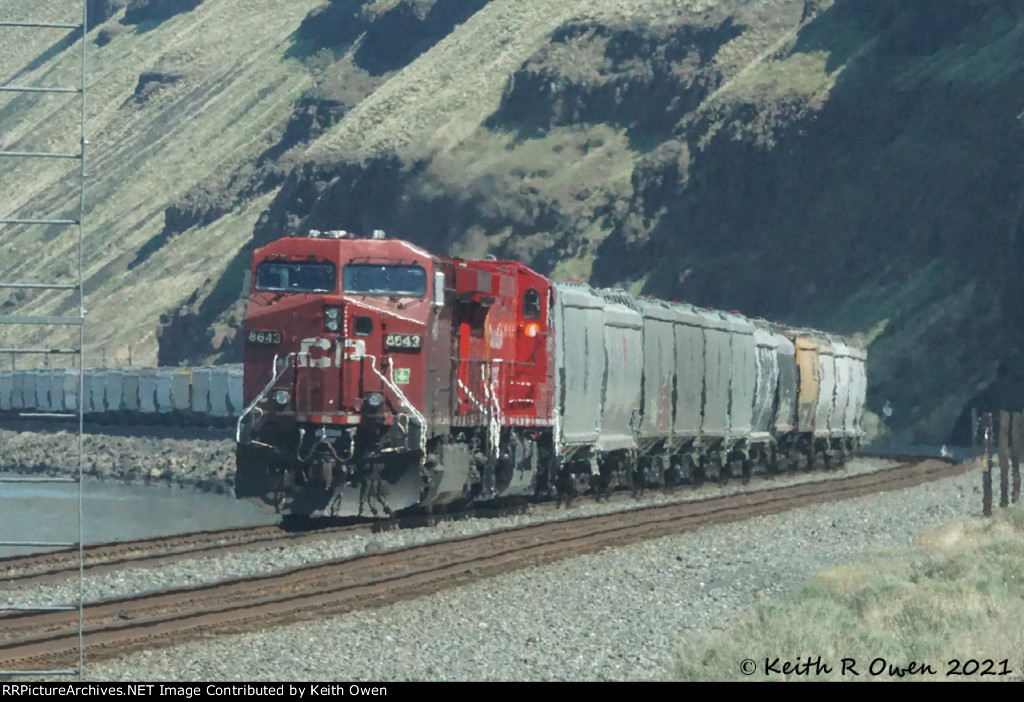 Southbound UP Grain Train